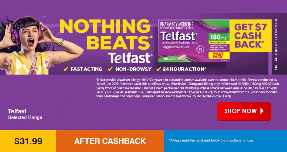 Telfast Cash Back Promo
