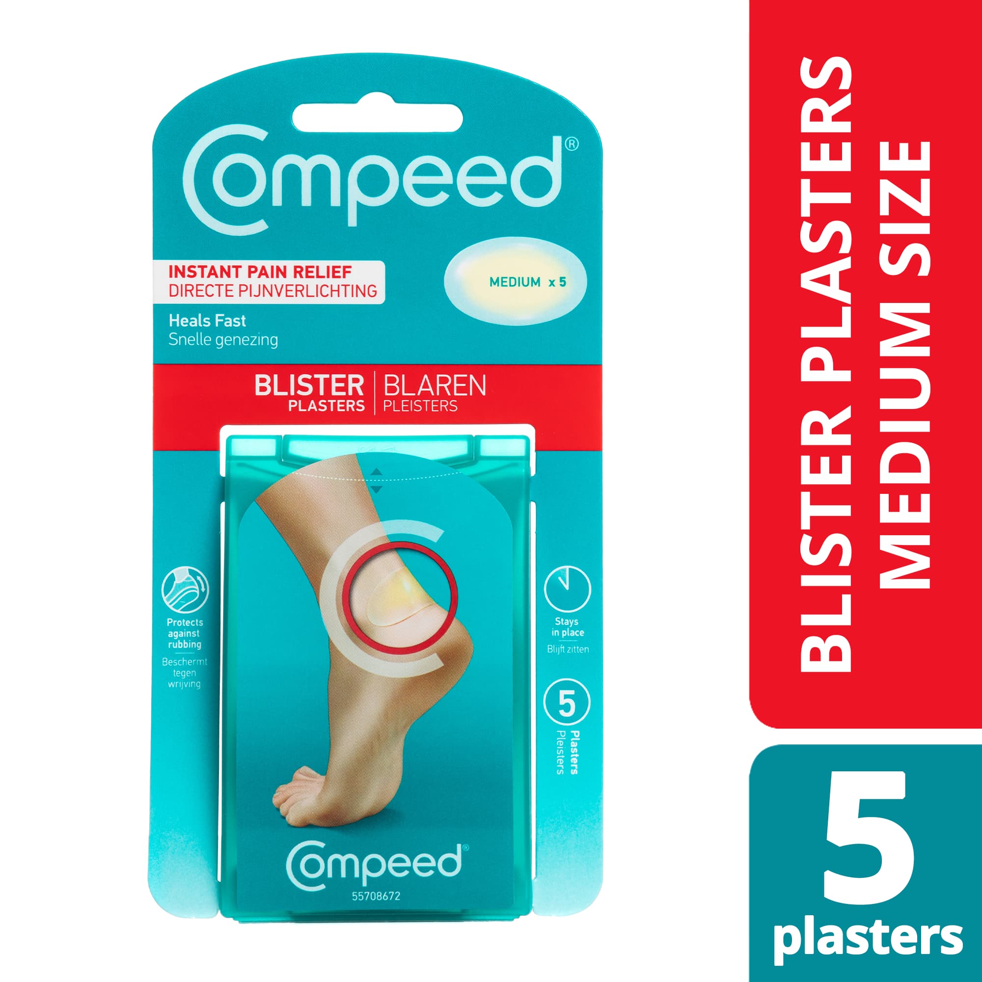 Buy Compeed Mixed Sized Blister Plasters 5 Pack Online | Chempro Chemists