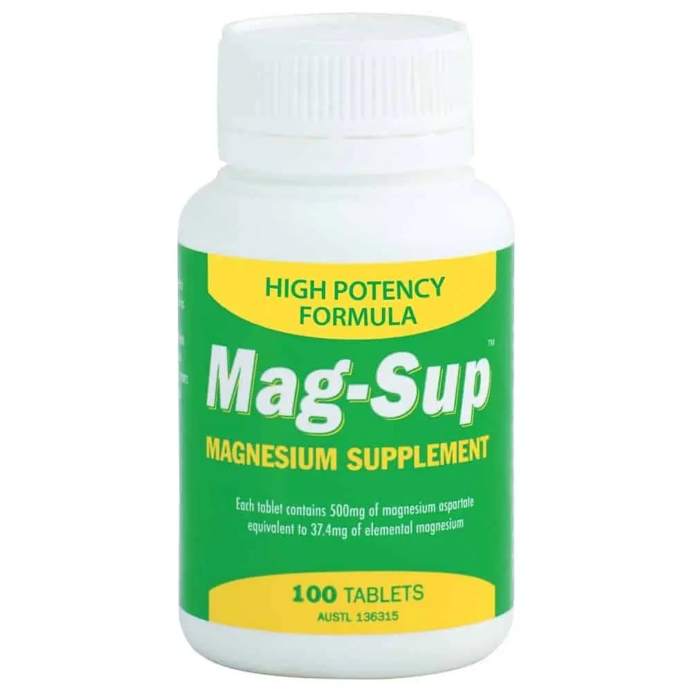 Buy Mag-Sup Magnesium Supplement 500mg 100 Tablets Online