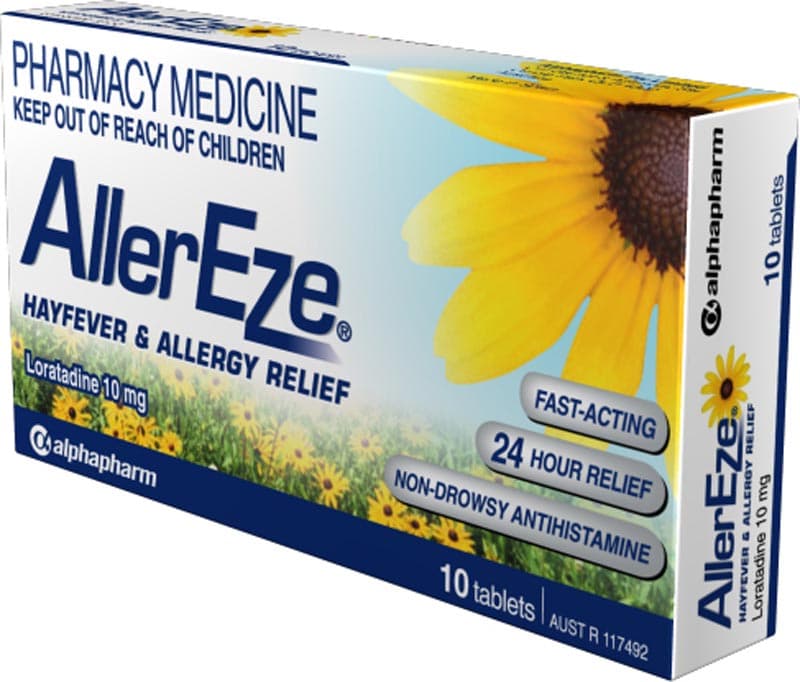 Buy Allereze 10mg 10 Tablets Online | Chempro Chemists