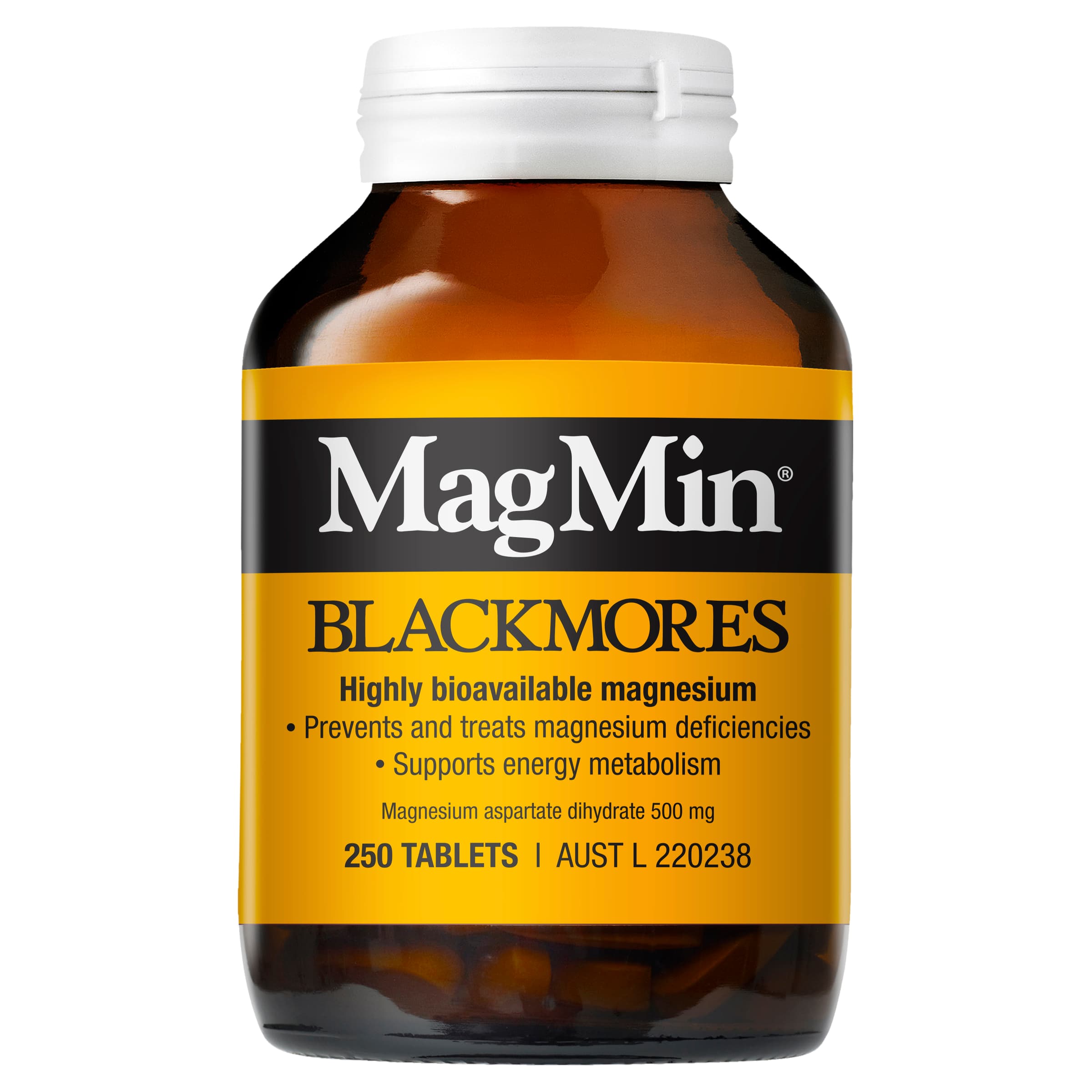 Buy Blackmores Magmin 500mg 250 Tablets Online | Chempro Chemists
